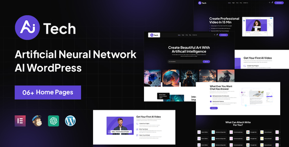 AItech - Artificial Neural Network AI WordPress Theme by peacefulqode
